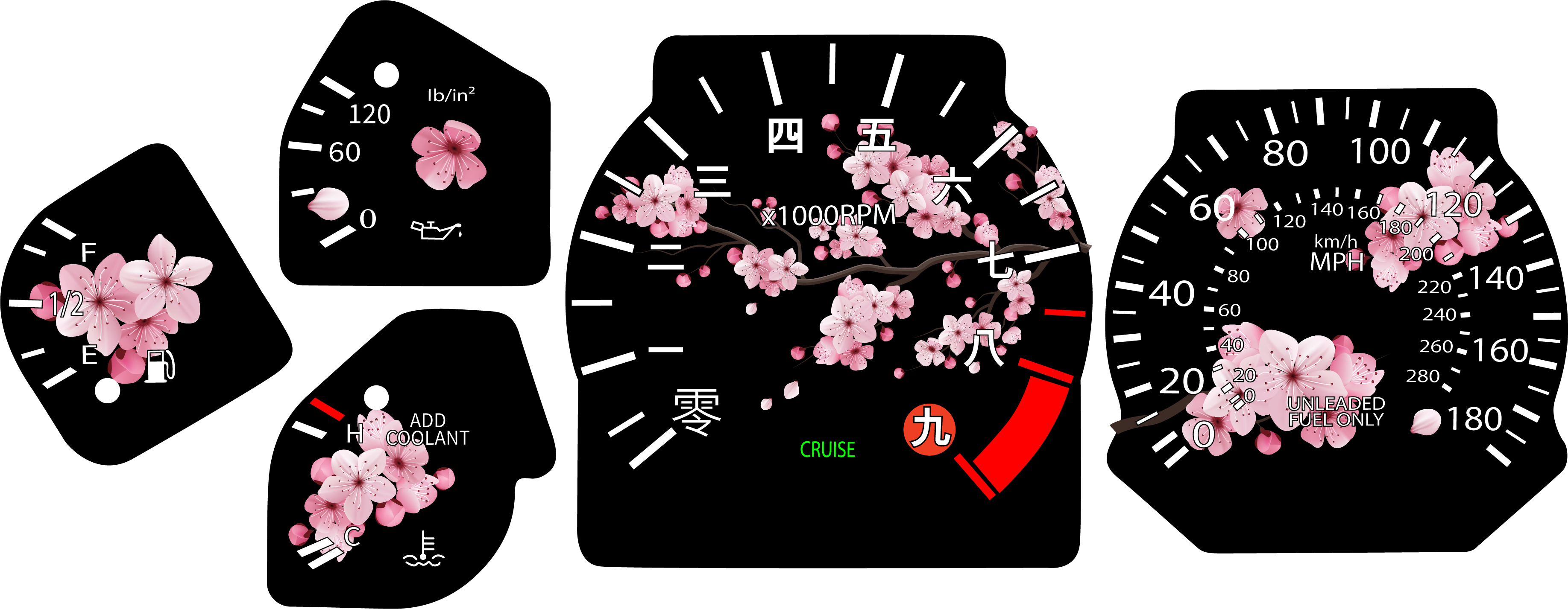 Mazda RX-7 - Gauge Faces (FD3S) – Illumaesthetic