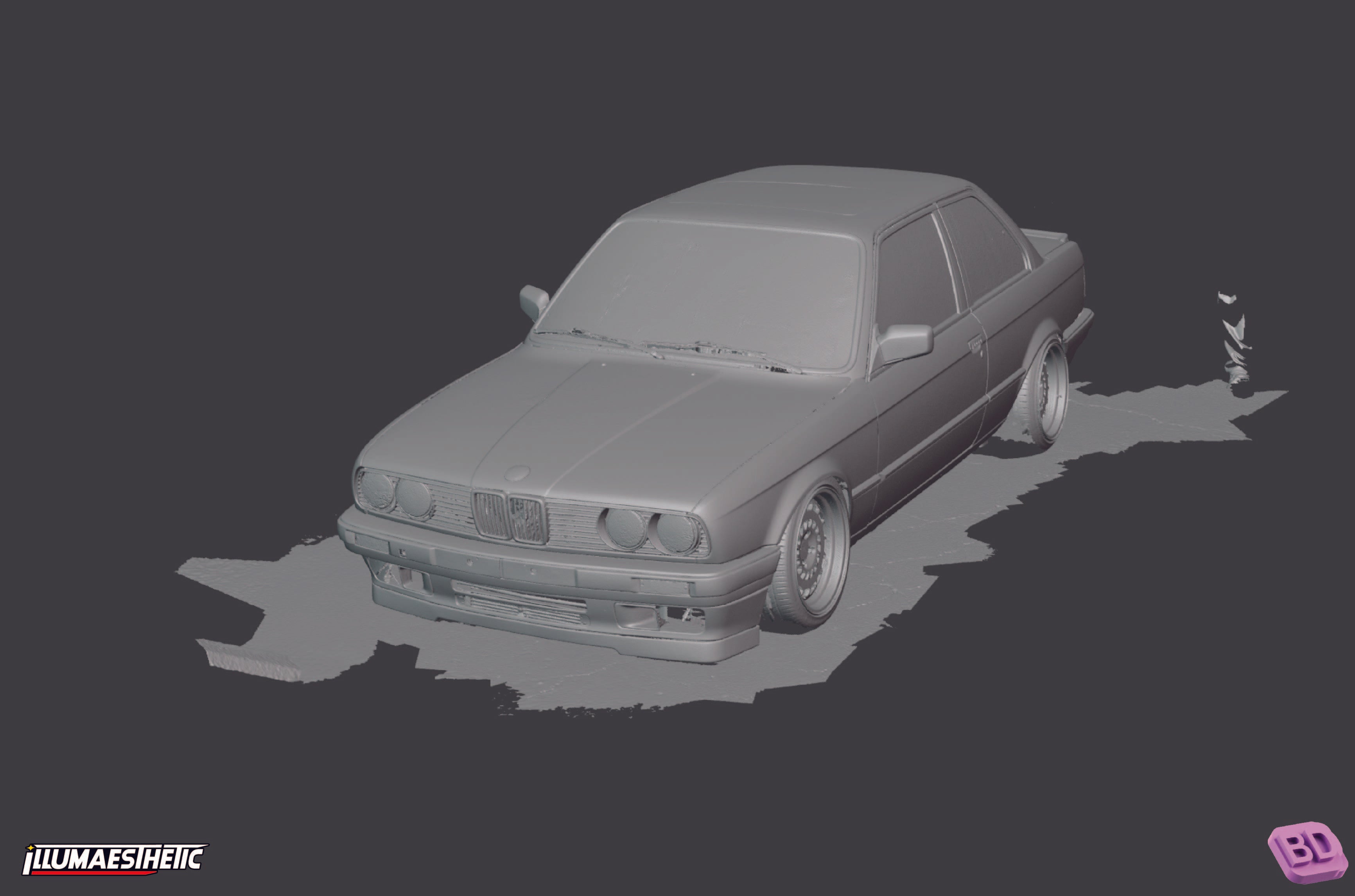 BMW 3 Series (E30) 3D Scan (Facelift, 1987-1994) – Illumaesthetic