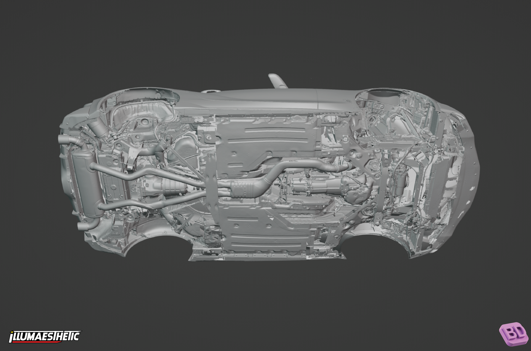 Toyota GR Supra (A90) 3D Scan (2019+) – Illumaesthetic