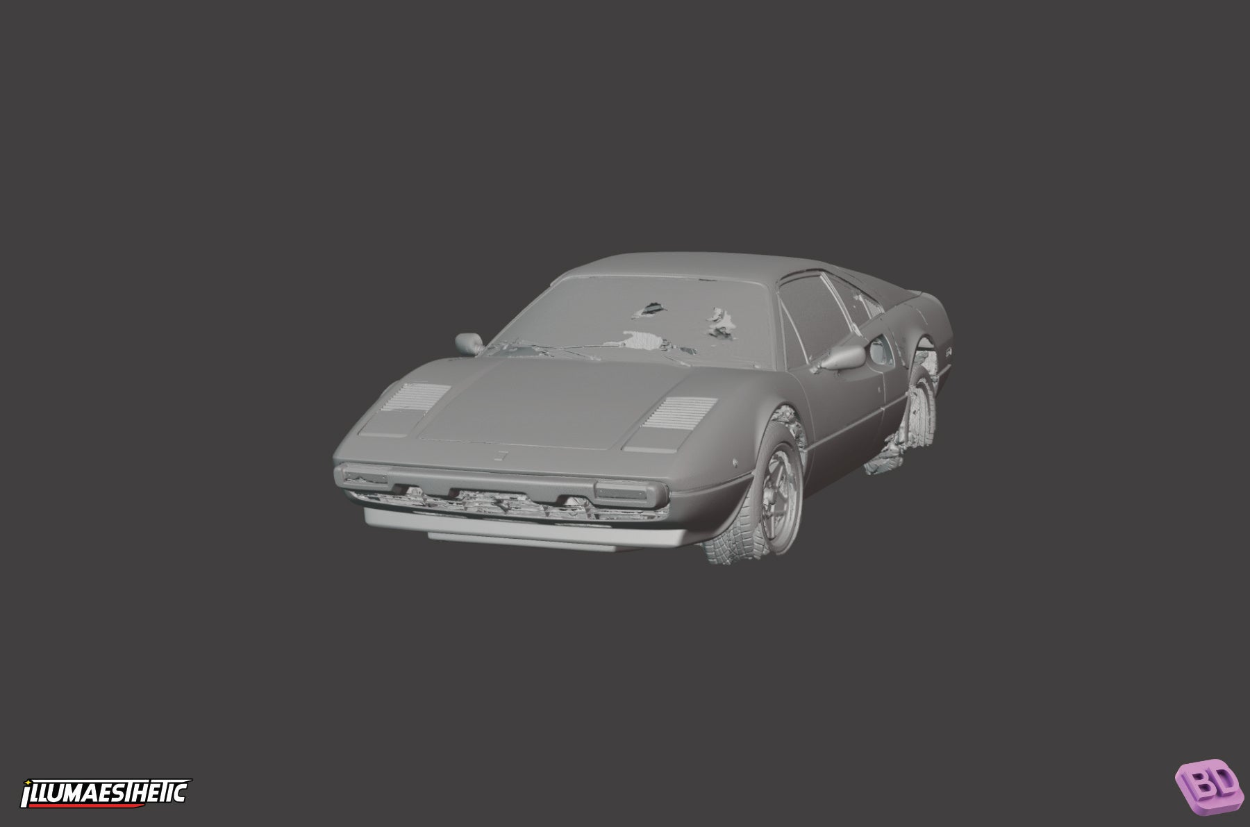 Ferrari 308 GTB 3D Scan (1975-1985) – Illumaesthetic