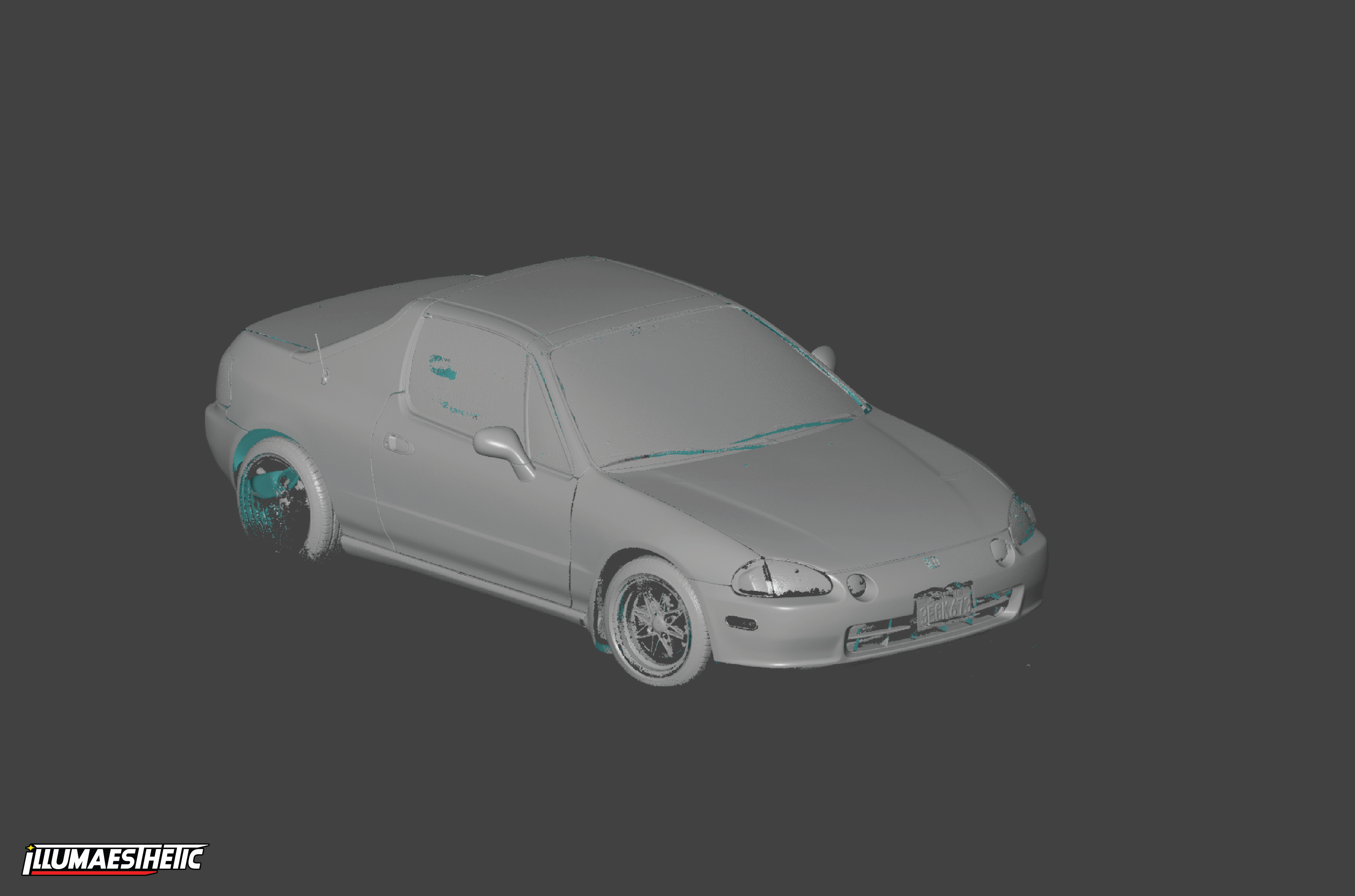 Honda del Sol 3D Scan (1993-1998) – Illumaesthetic