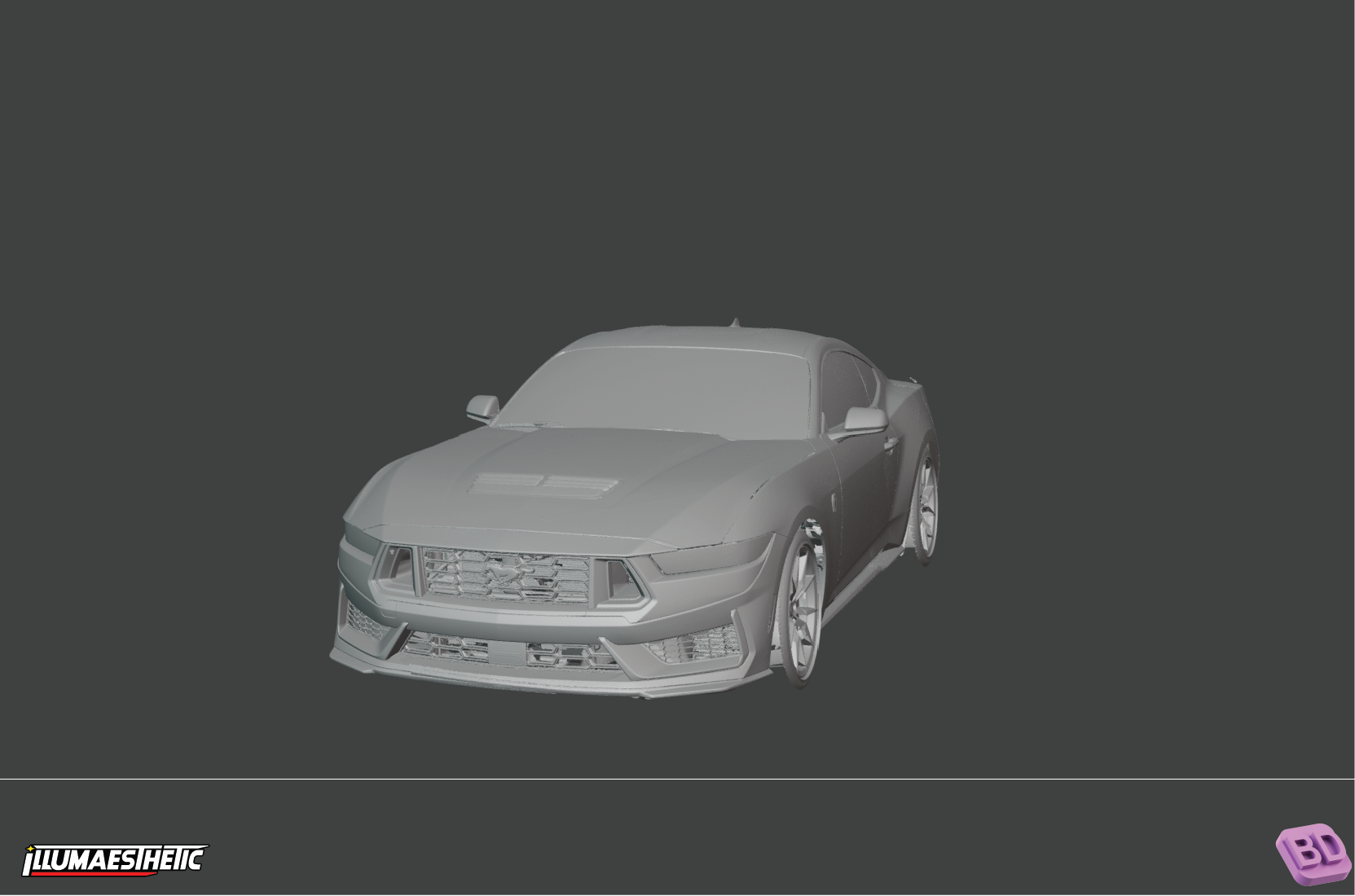 Ford Mustang Dark Horse (S650) 3D Scan (2024+) – Illumaesthetic