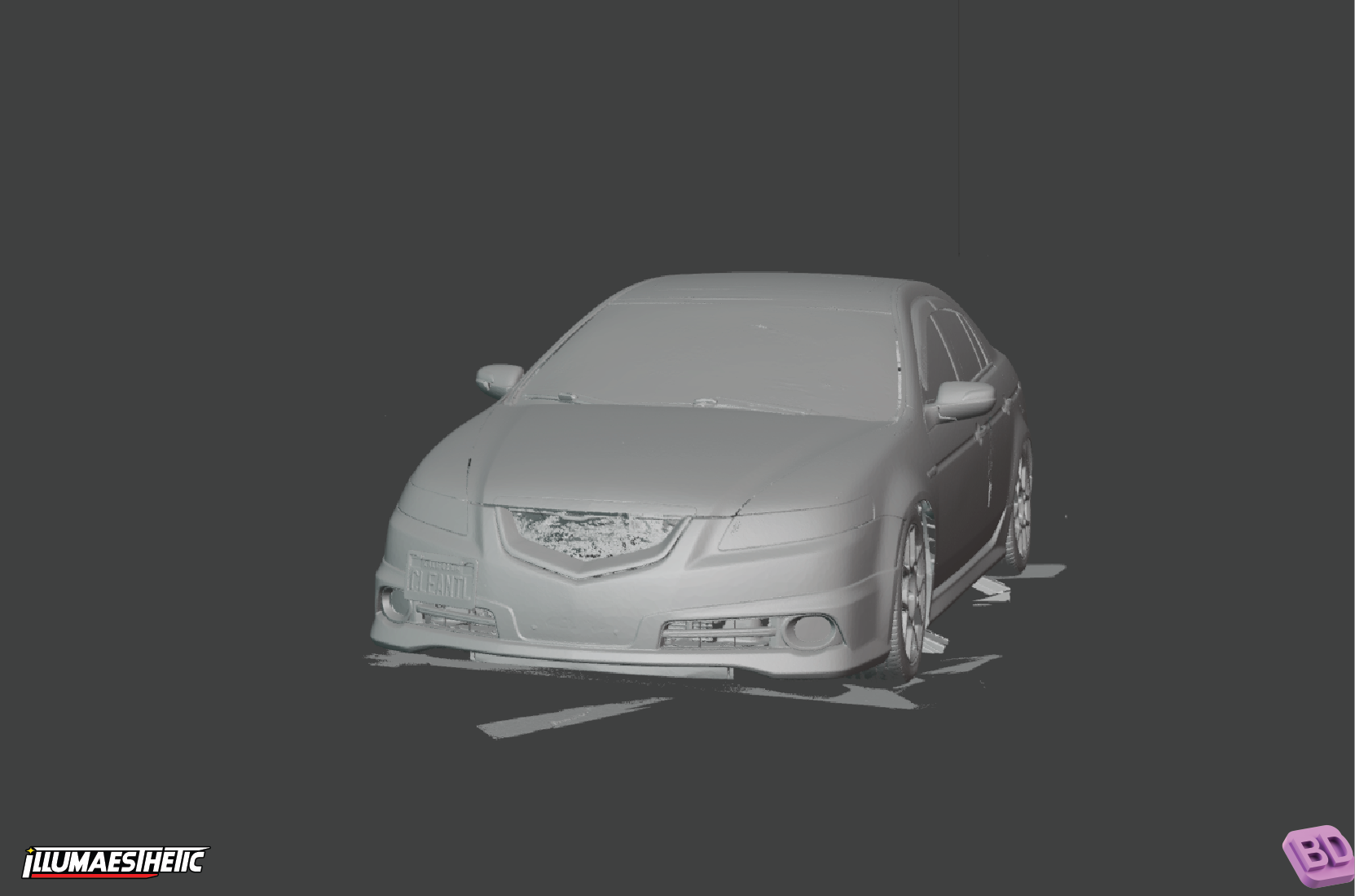 Acura TL Aspec (UA6) 3D Scan (2004-2008) – Illumaesthetic