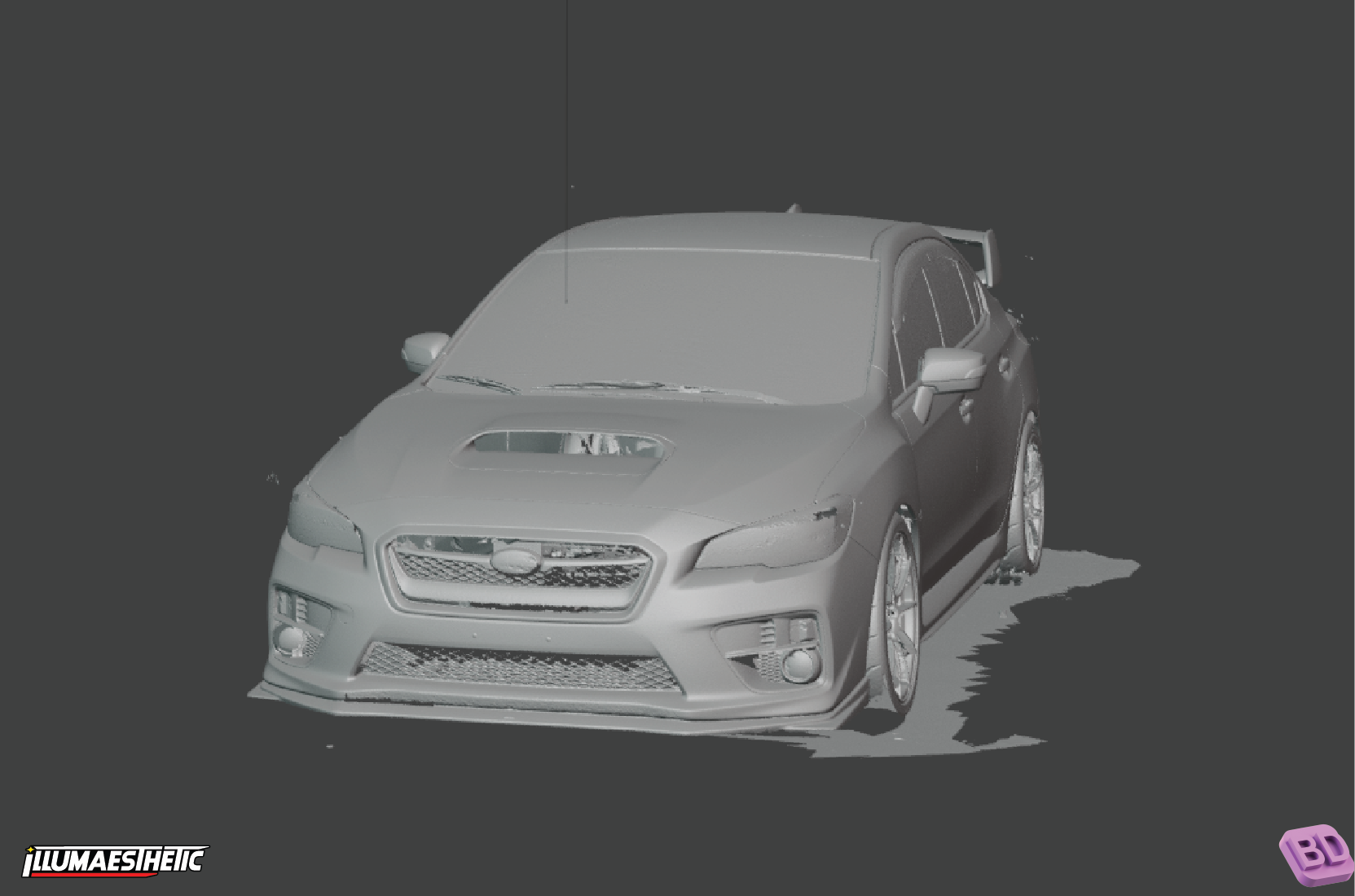 Subaru WRX STI (VA) 3D Scan (2015-2021) – Illumaesthetic