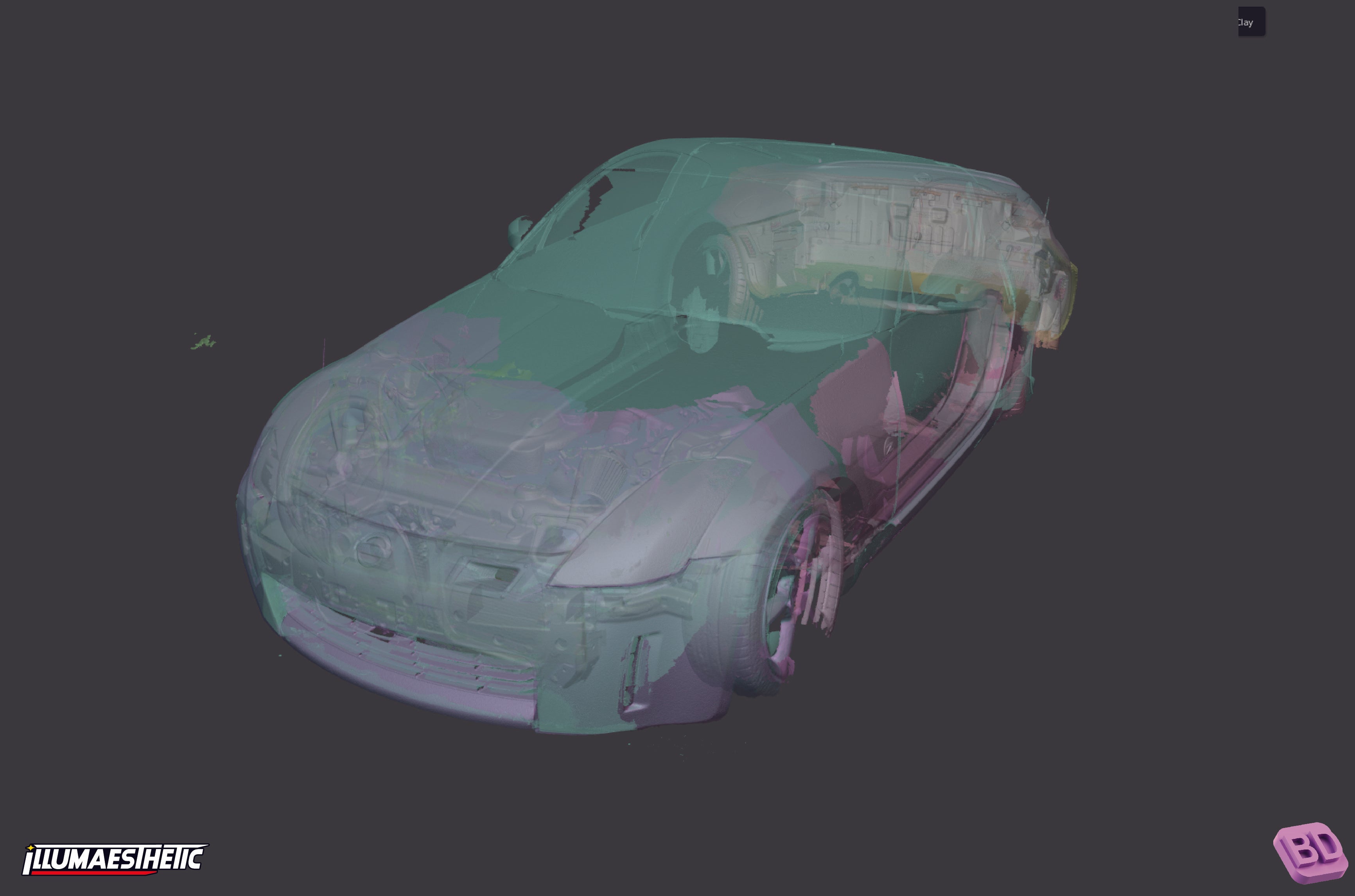 Nissan 350Z (Z33) 3D Scan (2003-2006) – Illumaesthetic