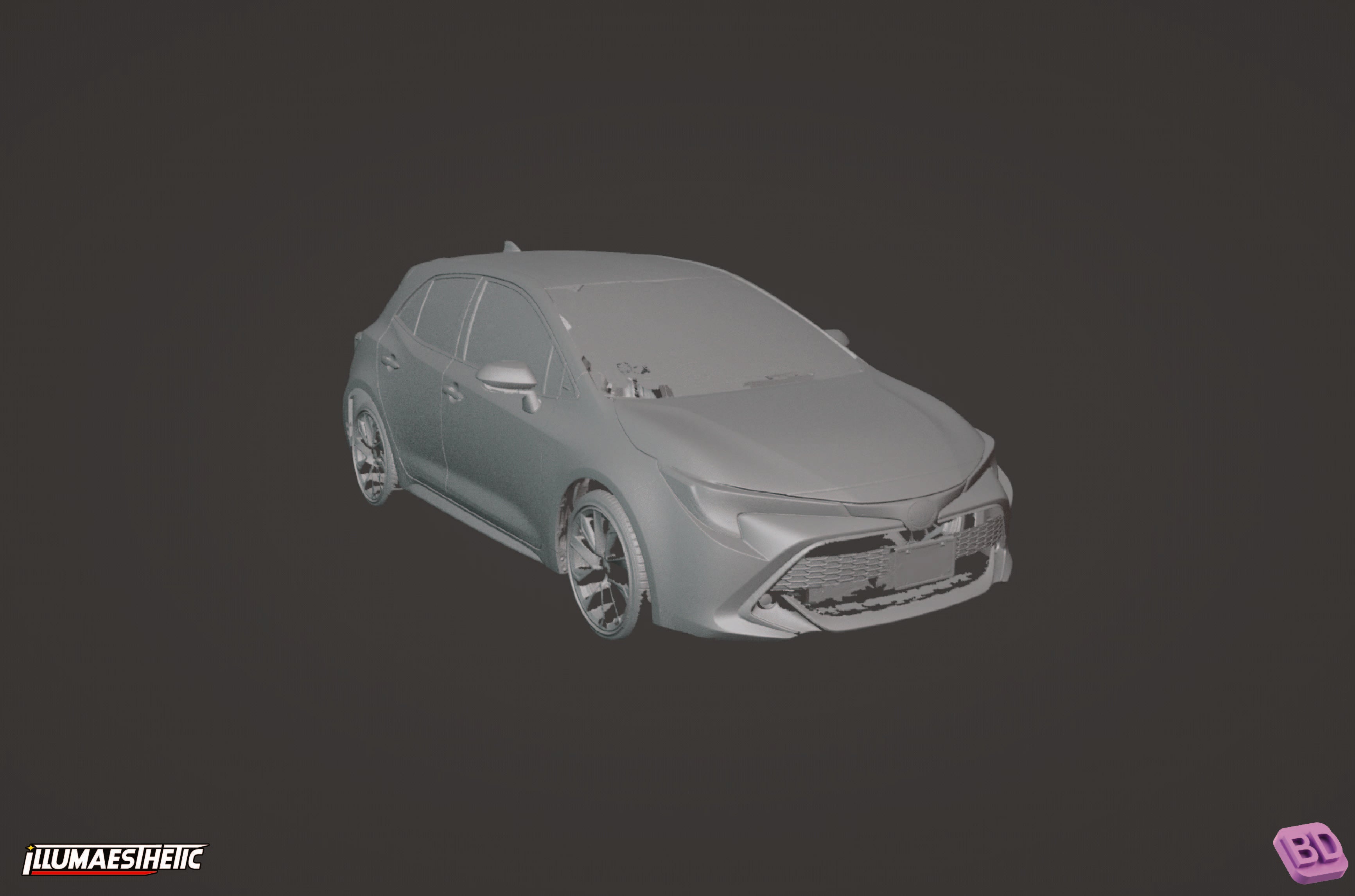 Toyota Corolla XSE (E210) 3D Scan (2019+) – Illumaesthetic