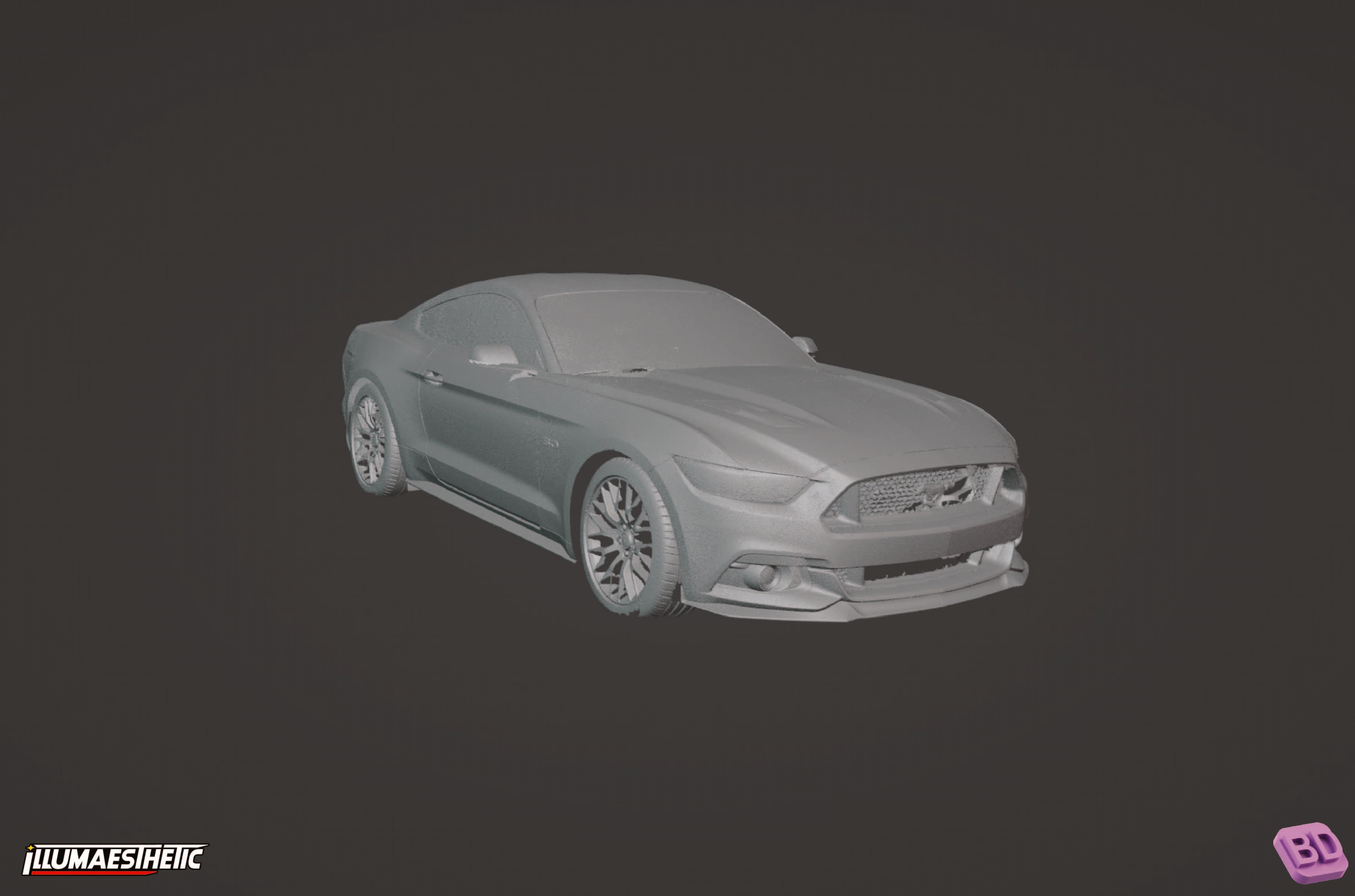 Ford Mustang GT (S550) 3D Scan (2015-2017) – Illumaesthetic